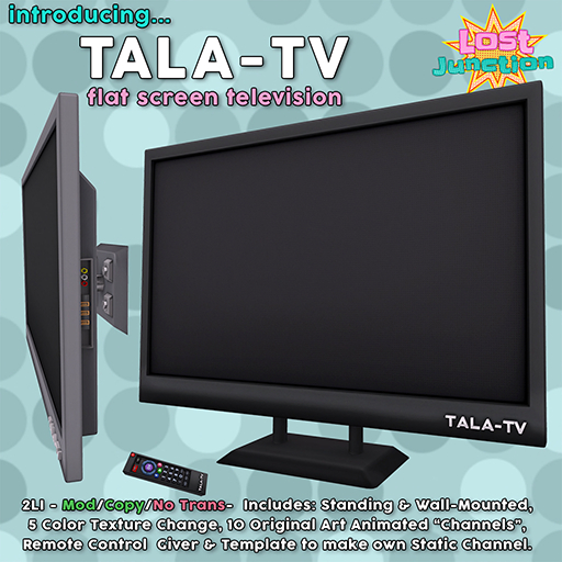Second Life Marketplace - [LJ] Tala-TV Television